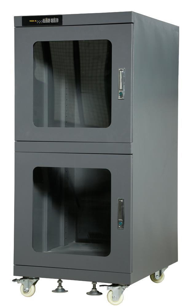 Black Anti Static Electronic Dry Cabinet With 1% - 10% RH Humidity Range