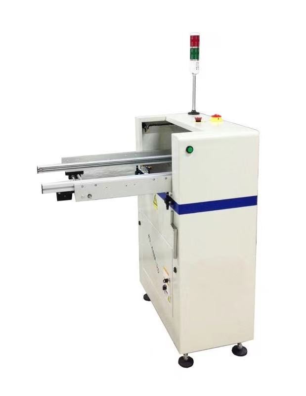 PLC Control SMT Walkway 600mm PCB Conveyor Manual With Front Fixed Rail